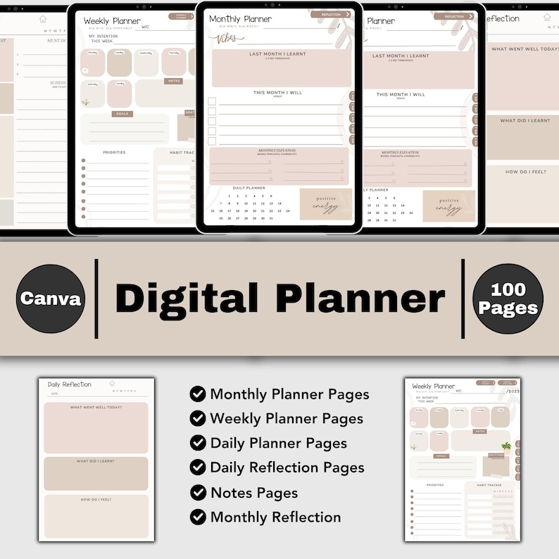 Digital Planner | Organize Your Life Effortlessly With This Stylish ...