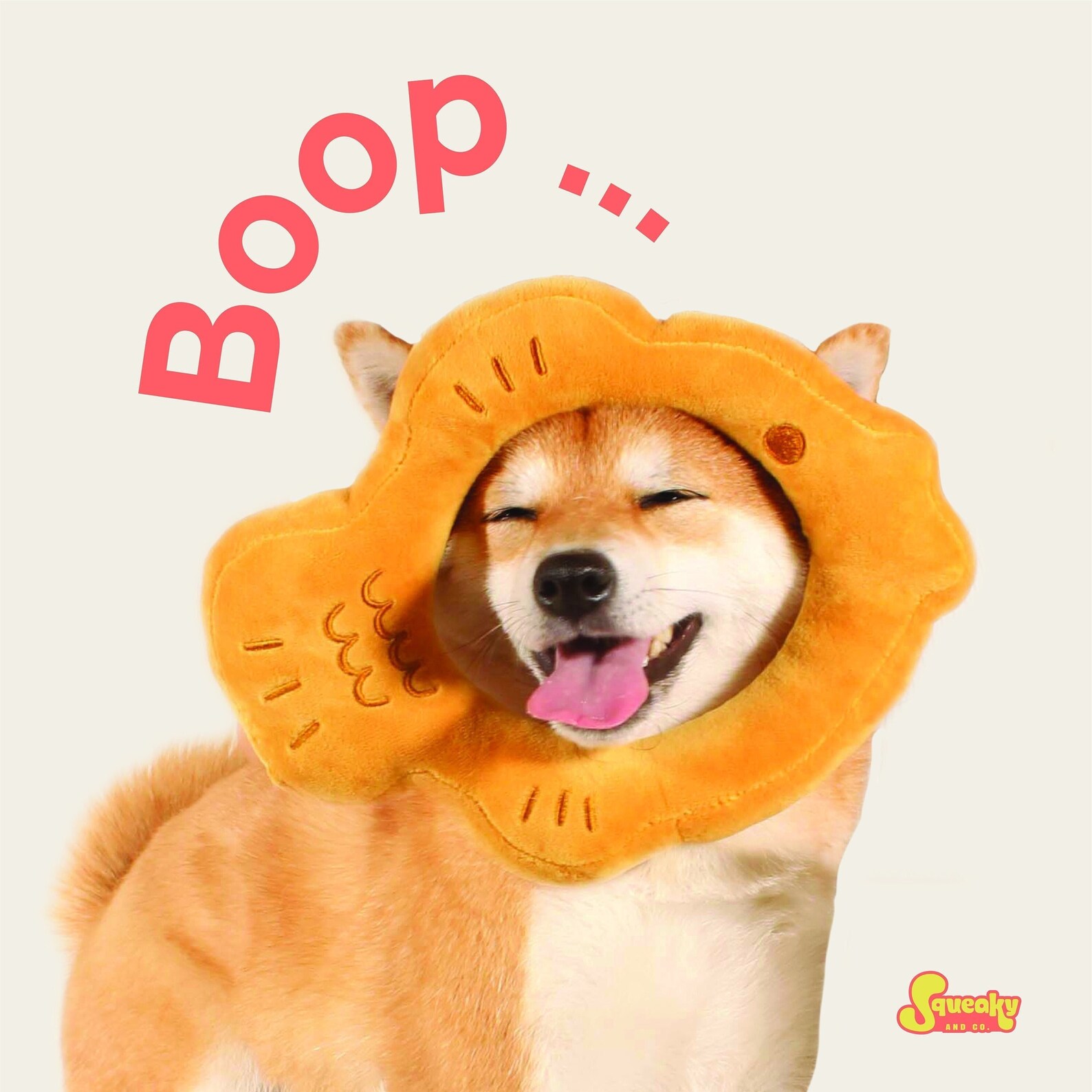 Taiyaki Squeaky Boop Ring Dog Toy Pet Toy Fish Shaped Dessert - Etsy