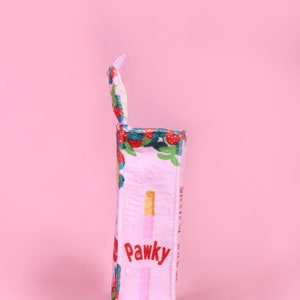 Pawky Crazy Crinkle Crunchy Toy With 2 Full Squeaky Stick - Strawberry ...