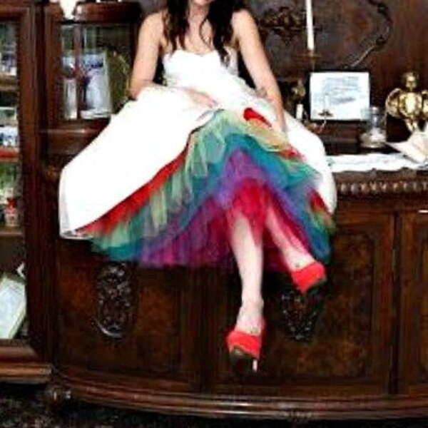 Rainbow Petticoat - Etsy