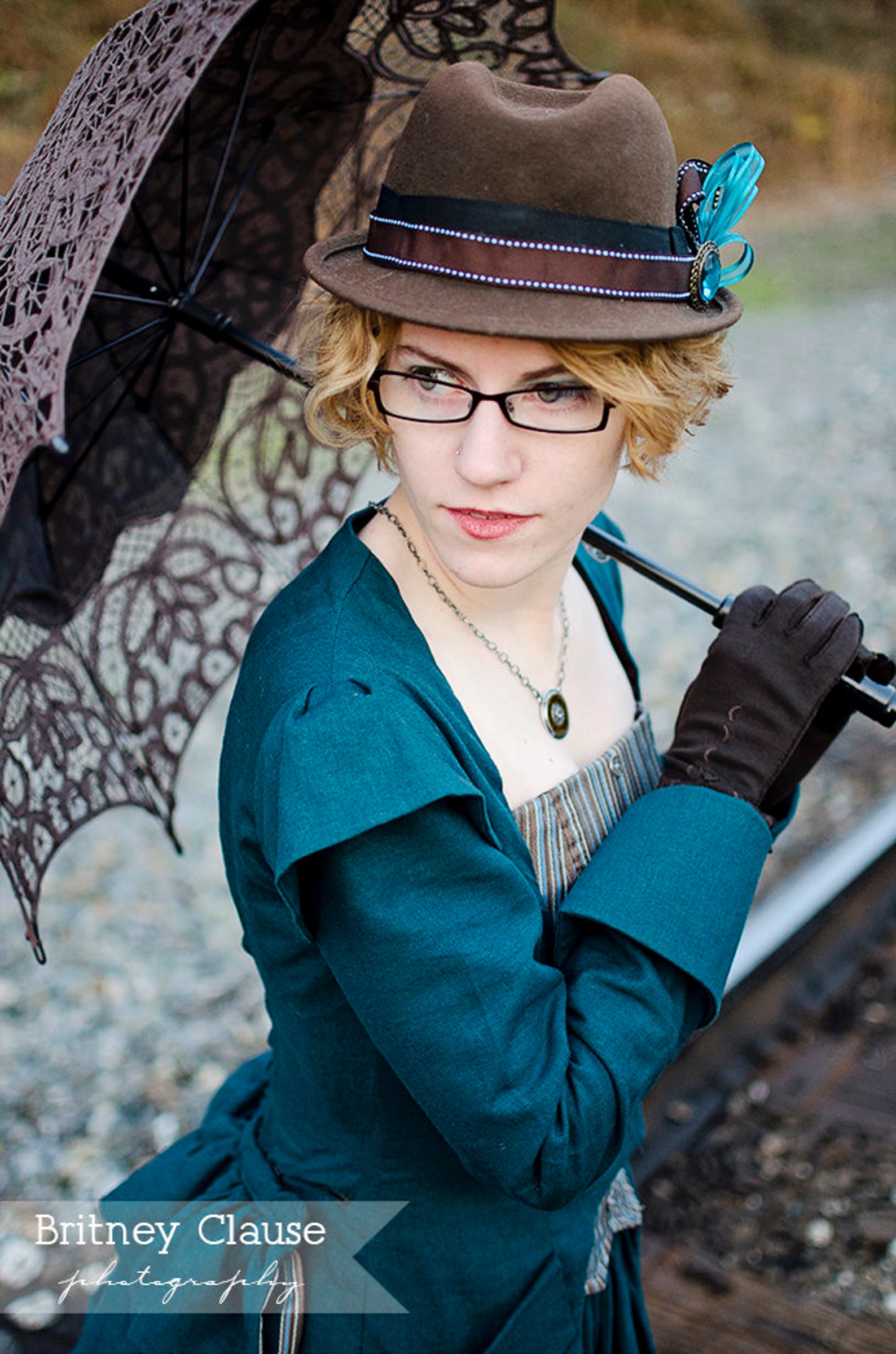 Gothic Lady Spy Victorian Steampunk Ensemble in Linen or - Etsy
