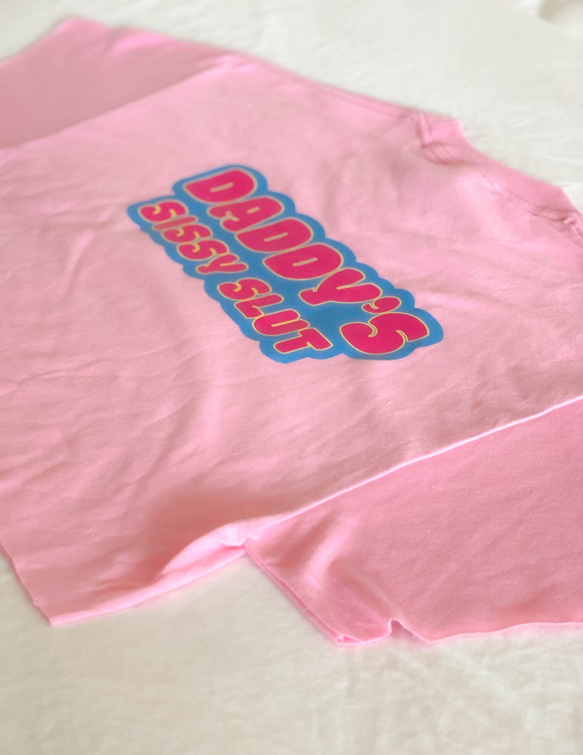 Daddys Sissy Pink Crop Top Etsy