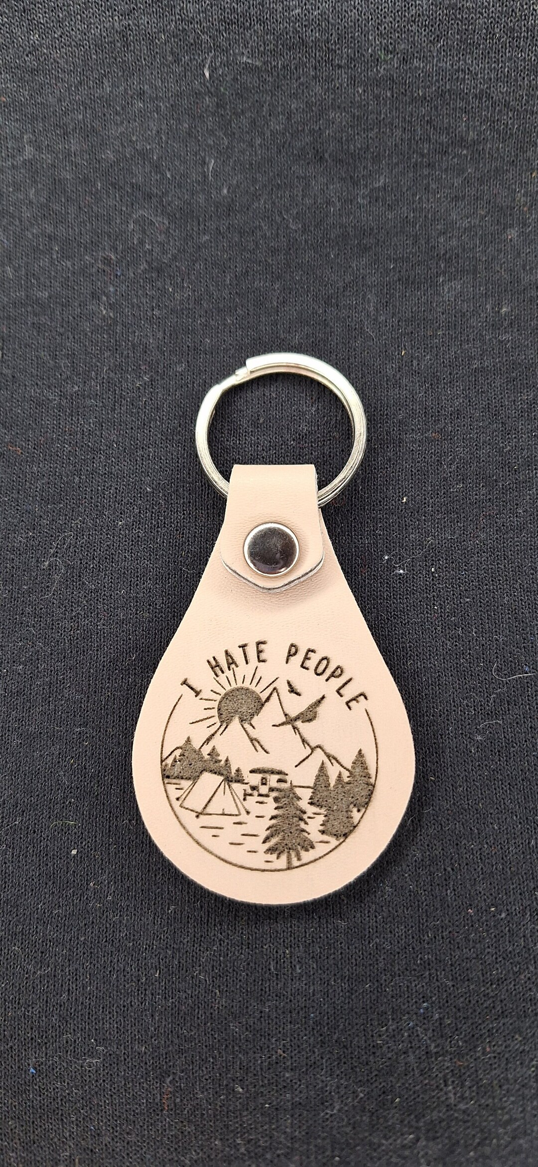 Laser Engraved Leather Keychains - Etsy