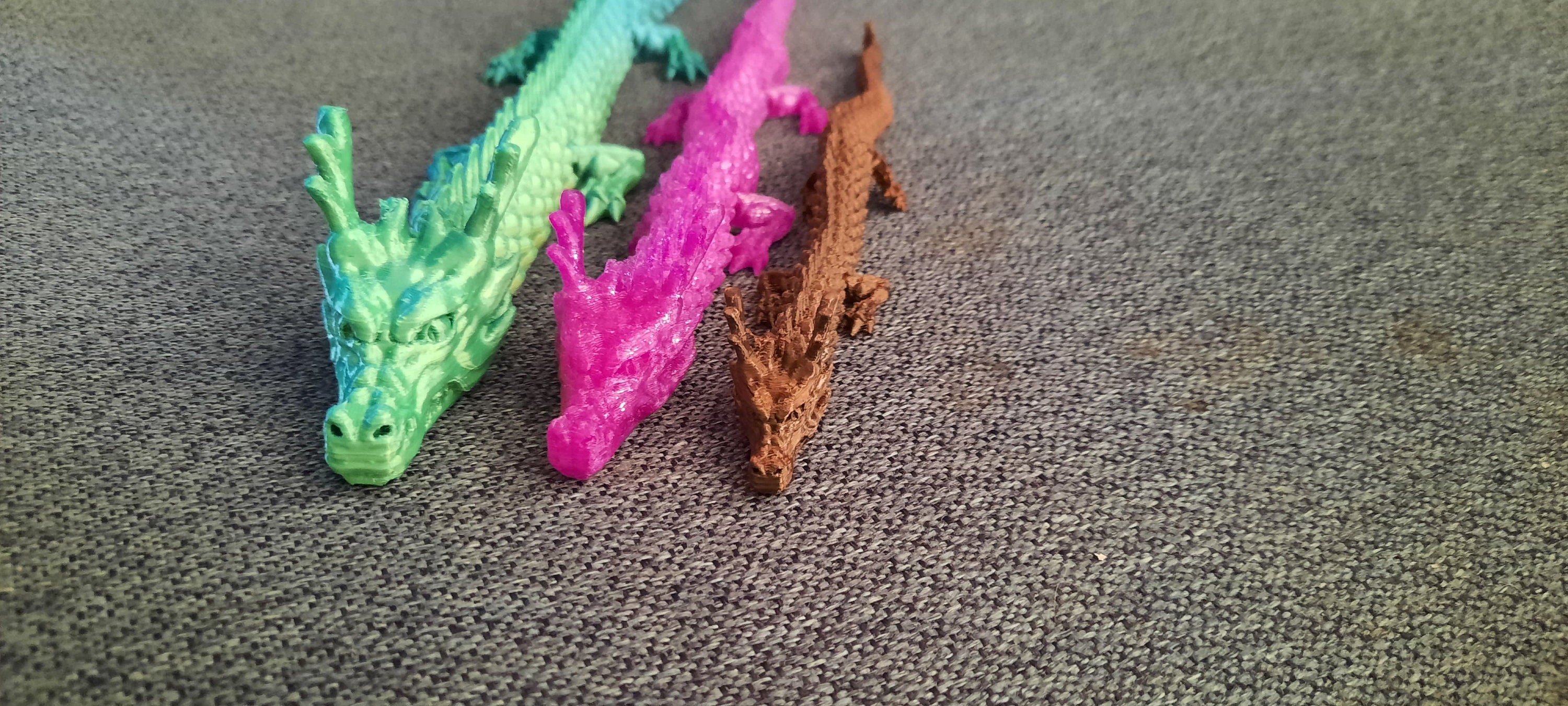 3D Printed Articulating Dragon - Etsy