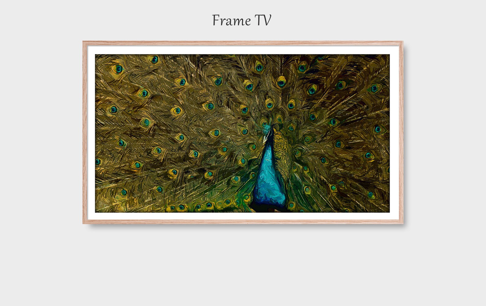 Frame TV Art., Peafowl, Peacock Artwork | Frame TV Art 4K on ...