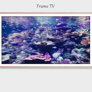 Coral Reef Fish. Frame TV Art.. Underwater Fish. Sea. Ocean. - Etsy
