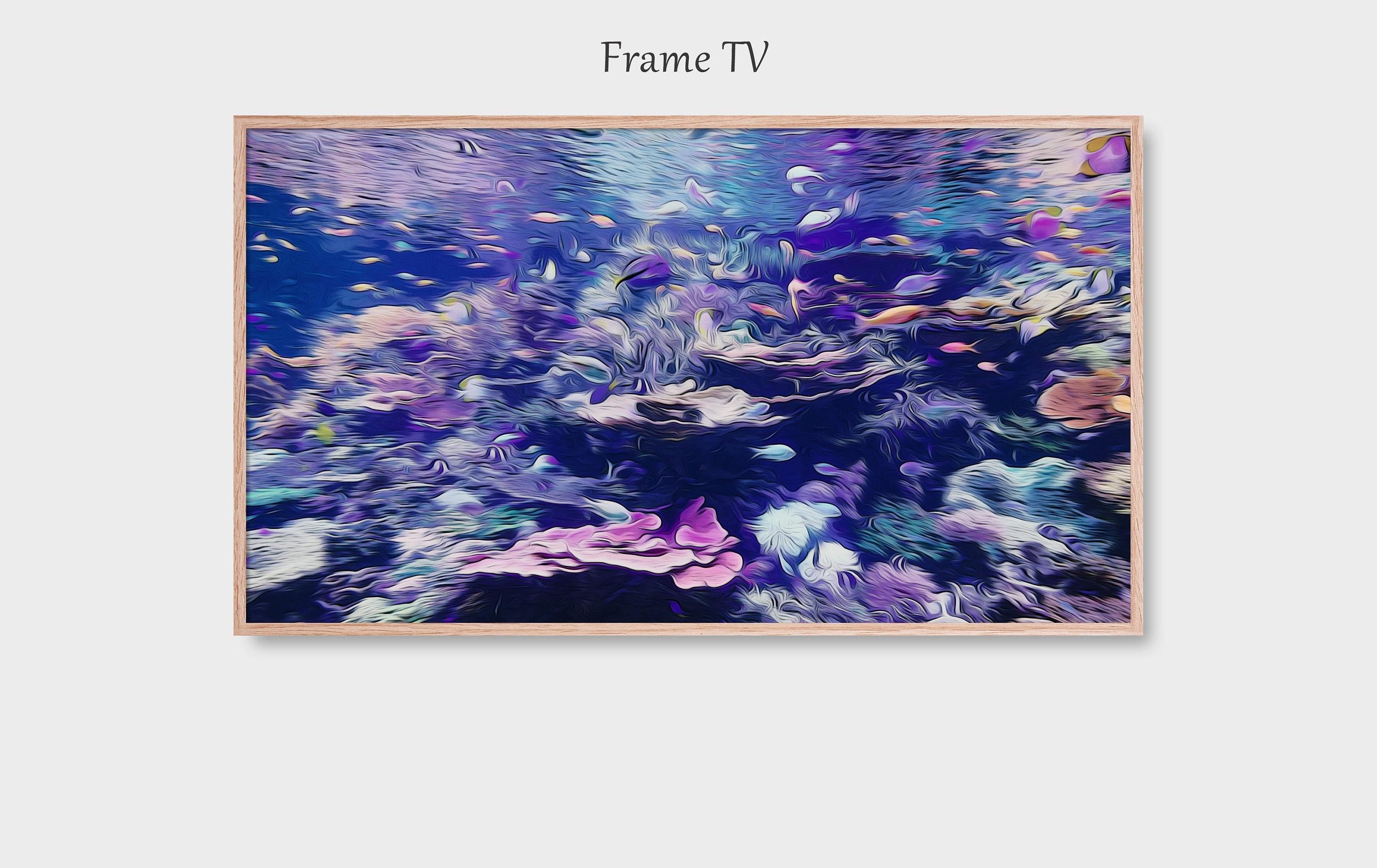 Coral Reef Fish. Frame TV Art.. Underwater Fish. Sea. Ocean. Digital ...
