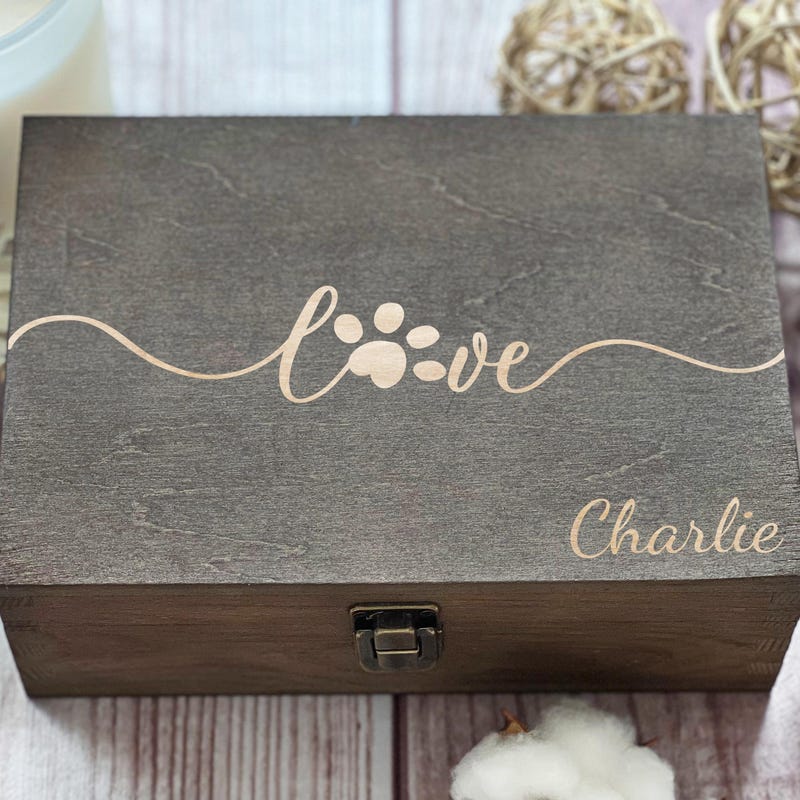 Dog Memory Storage Box - Etsy