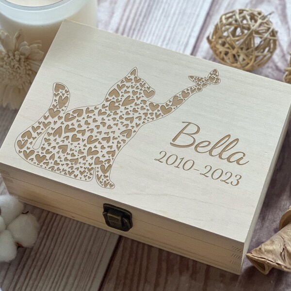 Cat Keepsake Box - Etsy