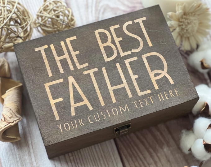 Personalized Gift Box for Men, Dad, Father, Daddy From Daughter, Son ...