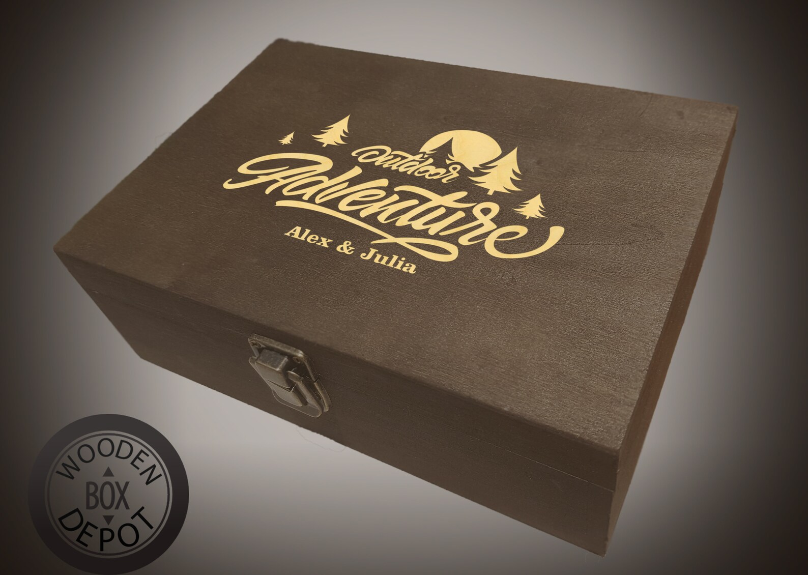 Outdoor Adventure Personalized Wooden Box Keepsake Box | Etsy