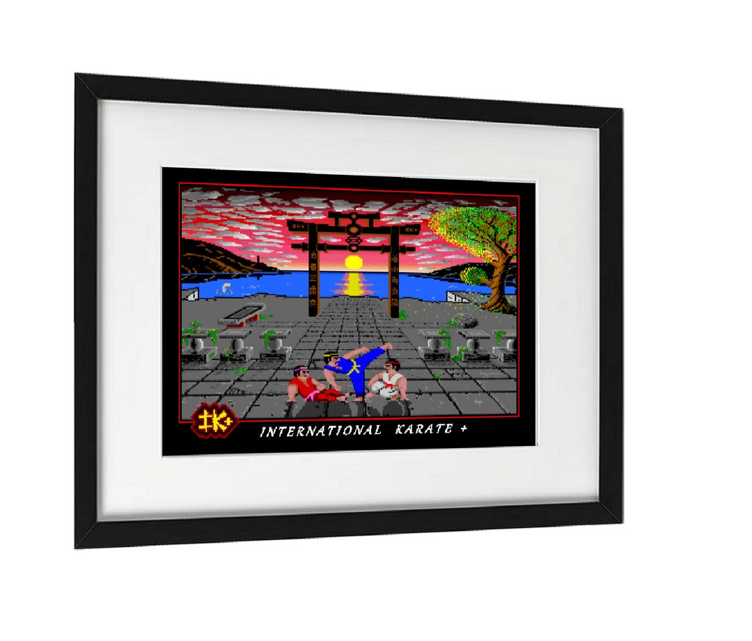 Amiga Retro Gaming Poster, Amiga Game IK+, A3 Size (16.5x11.7in), Retro ...