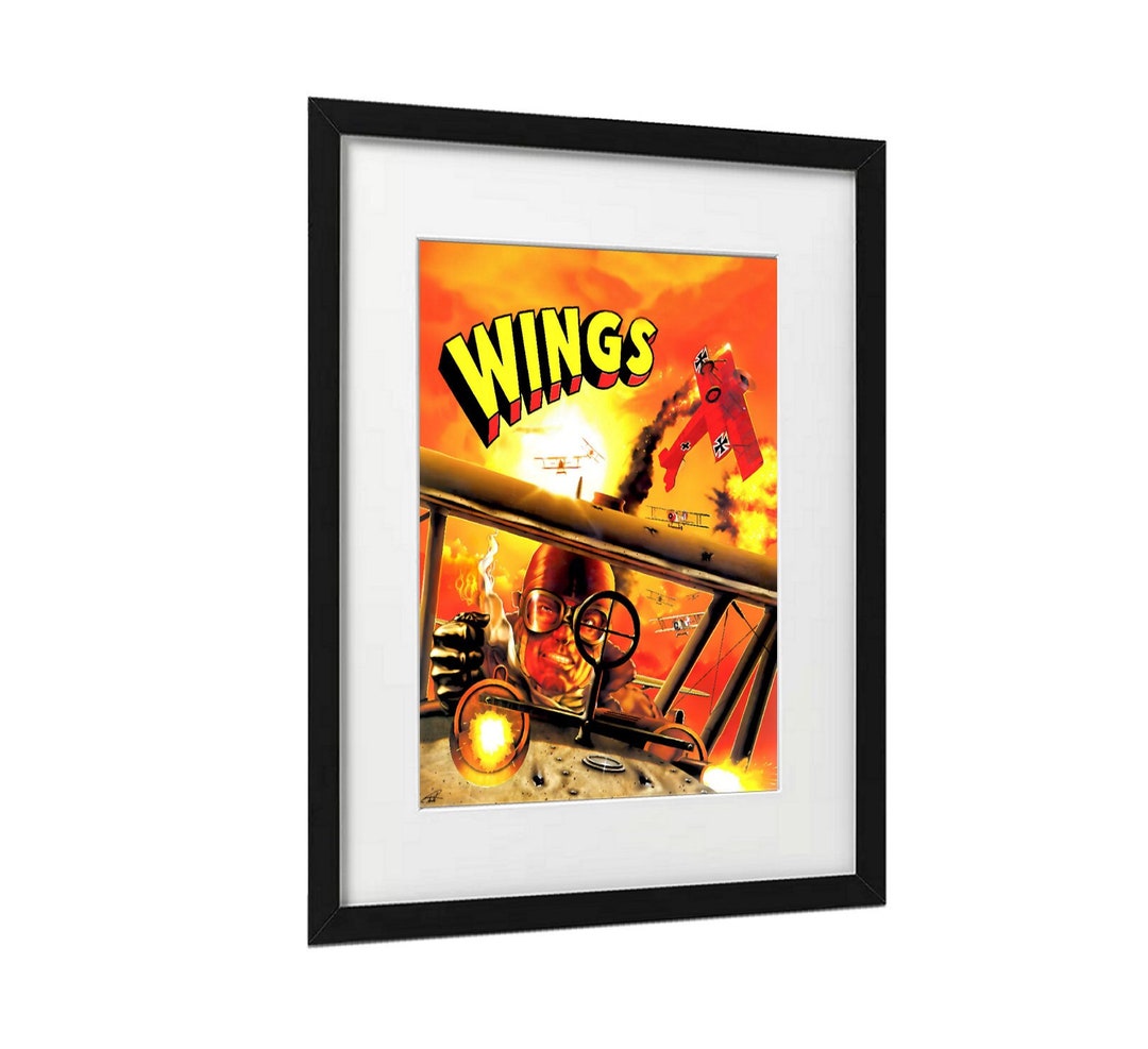 Retro Amiga Game Poster. Wings. A3 Size (16.5x11.7in). Retro Gaming ...
