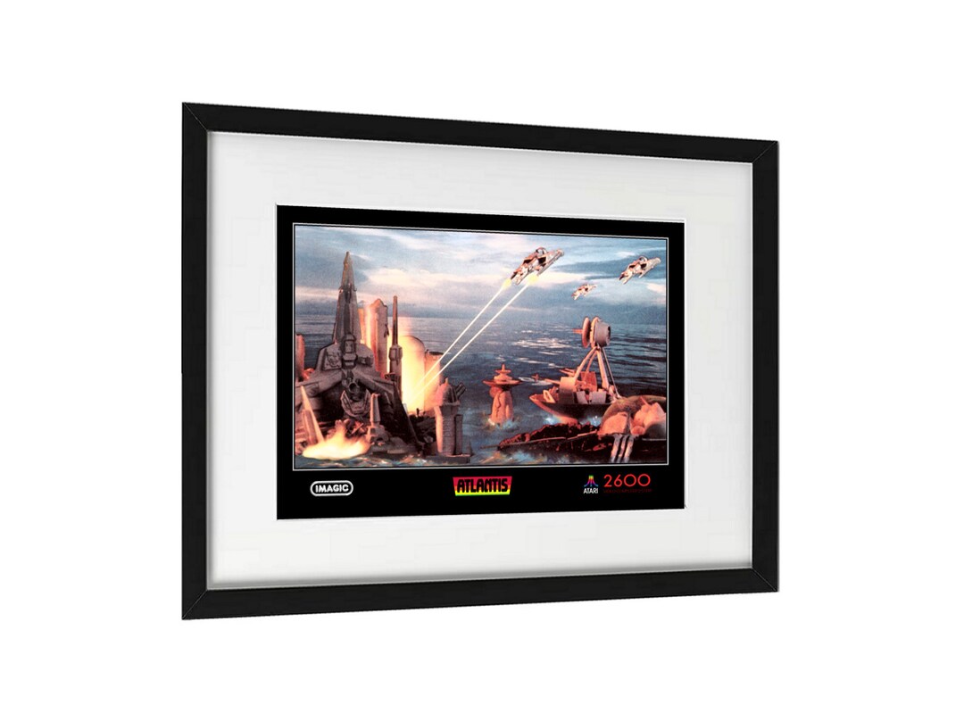 Atlantis Atari 2600 Poster A3 Size (16.5x11.7in) Print. Classic Retro ...