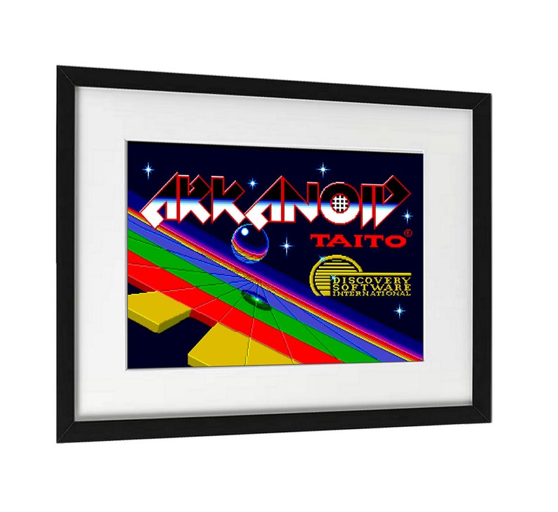 Arkanoid Retro Video Games Poster, A3 Size (16.5x11.7in). Wall Art ...