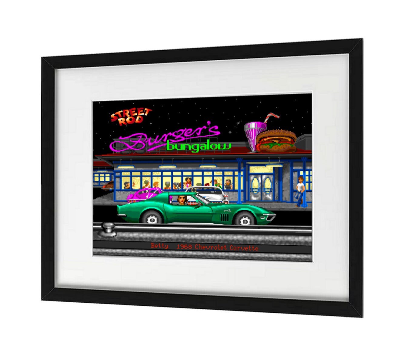 Amiga Retro Gaming Poster Amiga Game Street Rod 2. A3 Size - Etsy