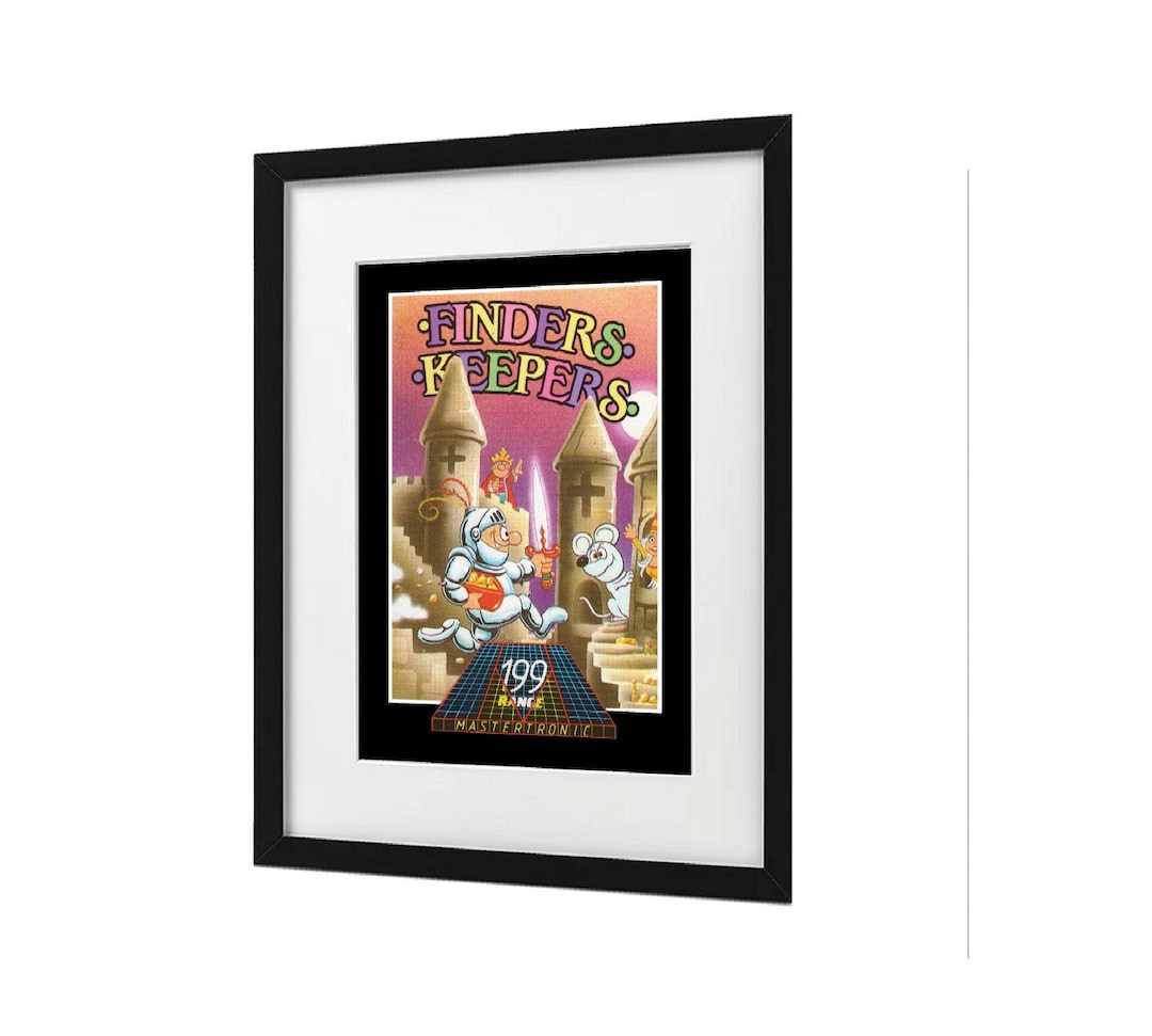 Finders Keepers - Retro Game Poster - A3 Size (16.5x11.7in) - MSX, C64 ...