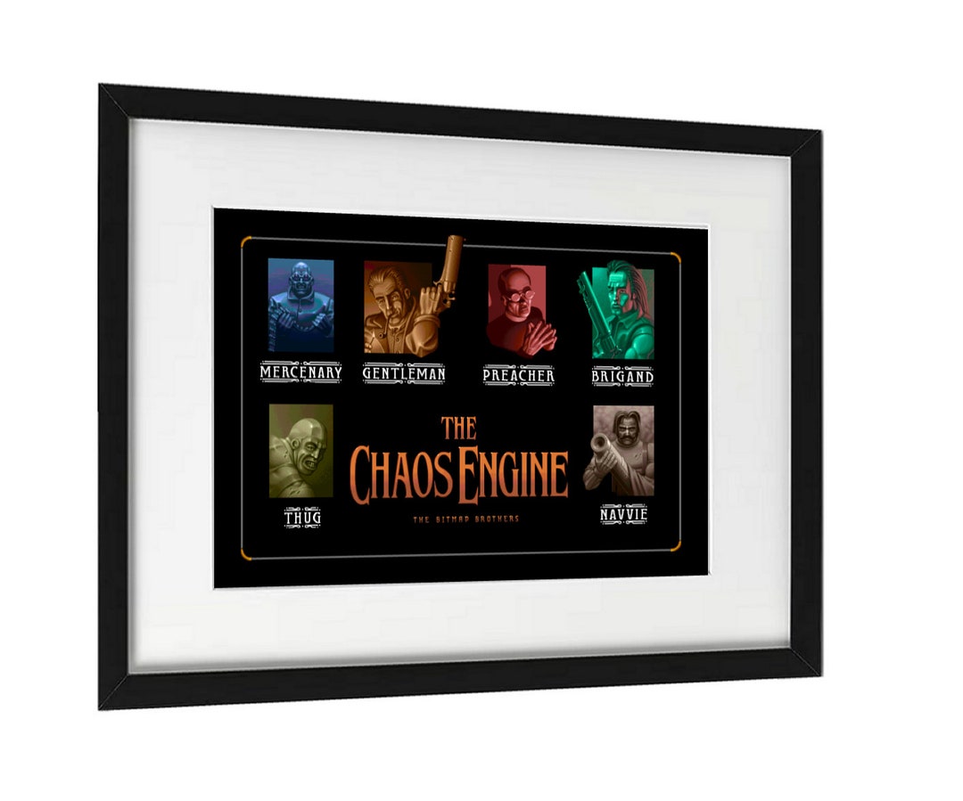 The Chaos Engine Amiga Poster, A3 Size (16.5x11.7in). Retro Gaming Wall ...