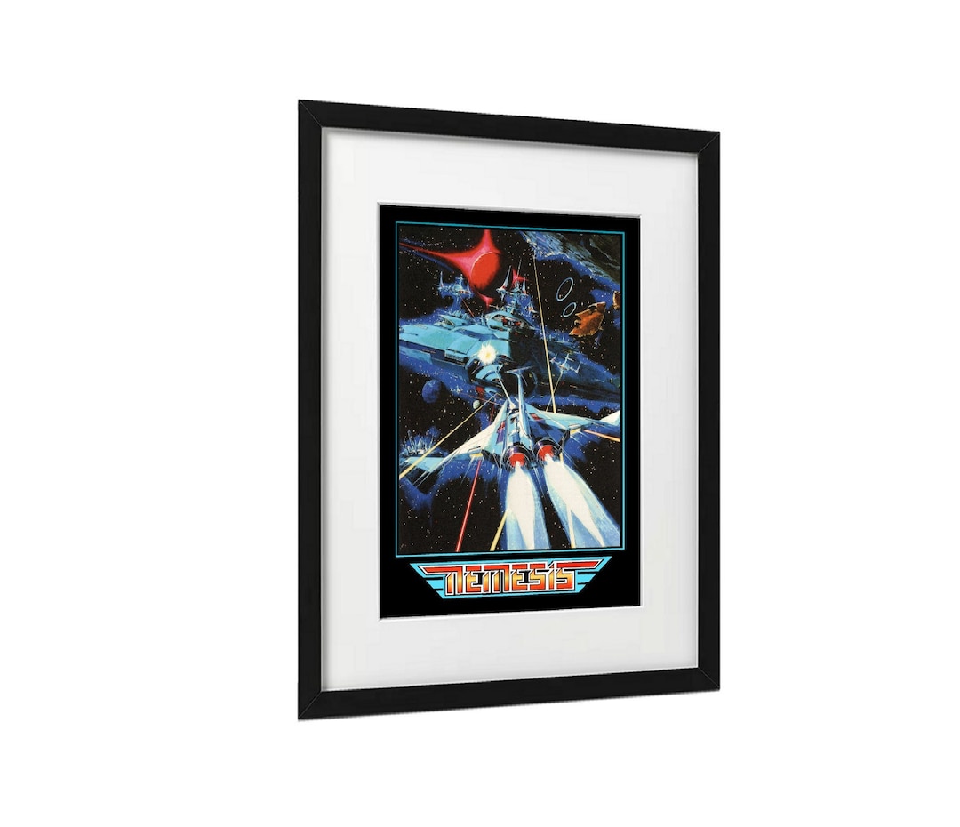 Nemesis - Retro Arcade Game Poster - A3 Size (16.5x11.7in) - Japanese ...