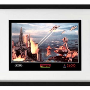 Atlantis Atari 2600 Poster A3 Size (16.5x11.7in) Print. Classic Retro ...