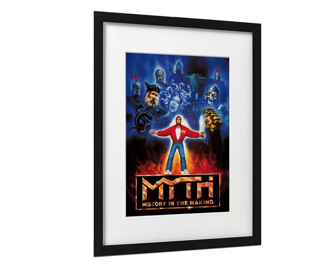 Myth, Retro Video Game Poster Print, A3 Size (16.5x11.7in). Mancave or ...
