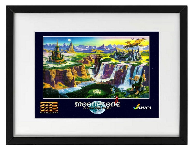 Moonstone Amiga Game Poster A3 Size 16.5x11.7in Print. | Etsy
