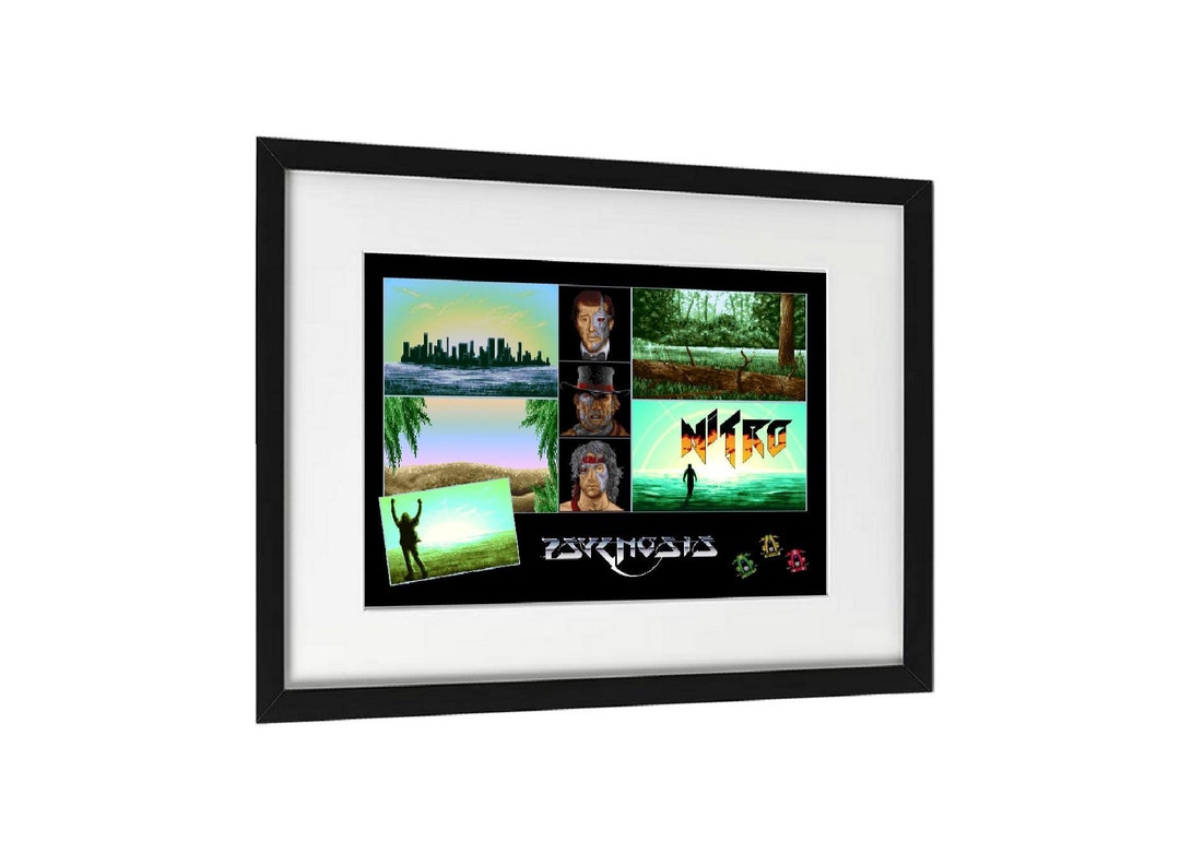 Amiga Retro Gaming Poster, Amiga Game Nitro. A3 Size Print 16.5x11.7in ...