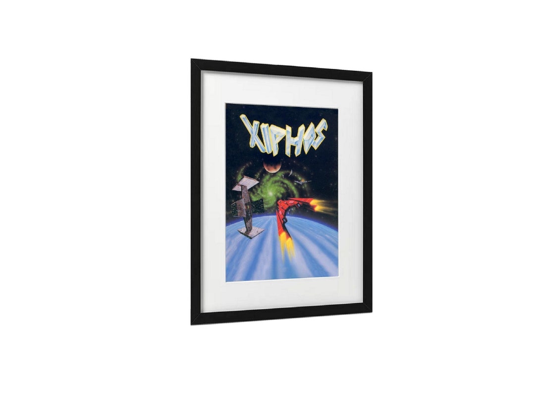 Xiphos - Amiga Game Poster Print - A3 Size (16.5x11.7in) - Retro Gaming ...
