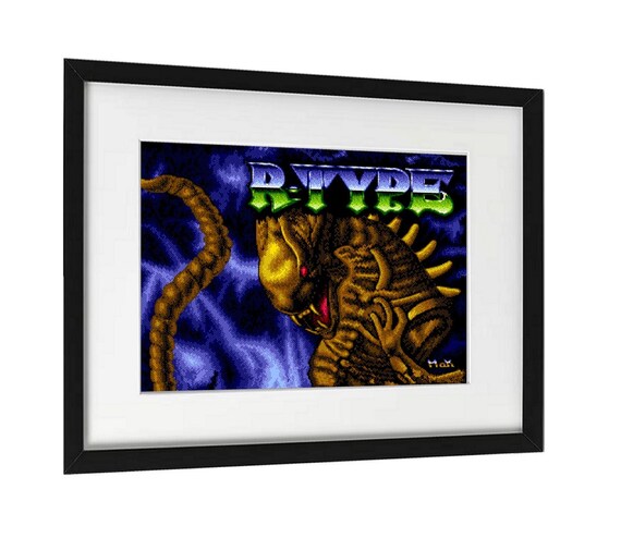 R-type Retro Game Poster A3 Size 16.5x11.7in Print. Wall - Etsy UK