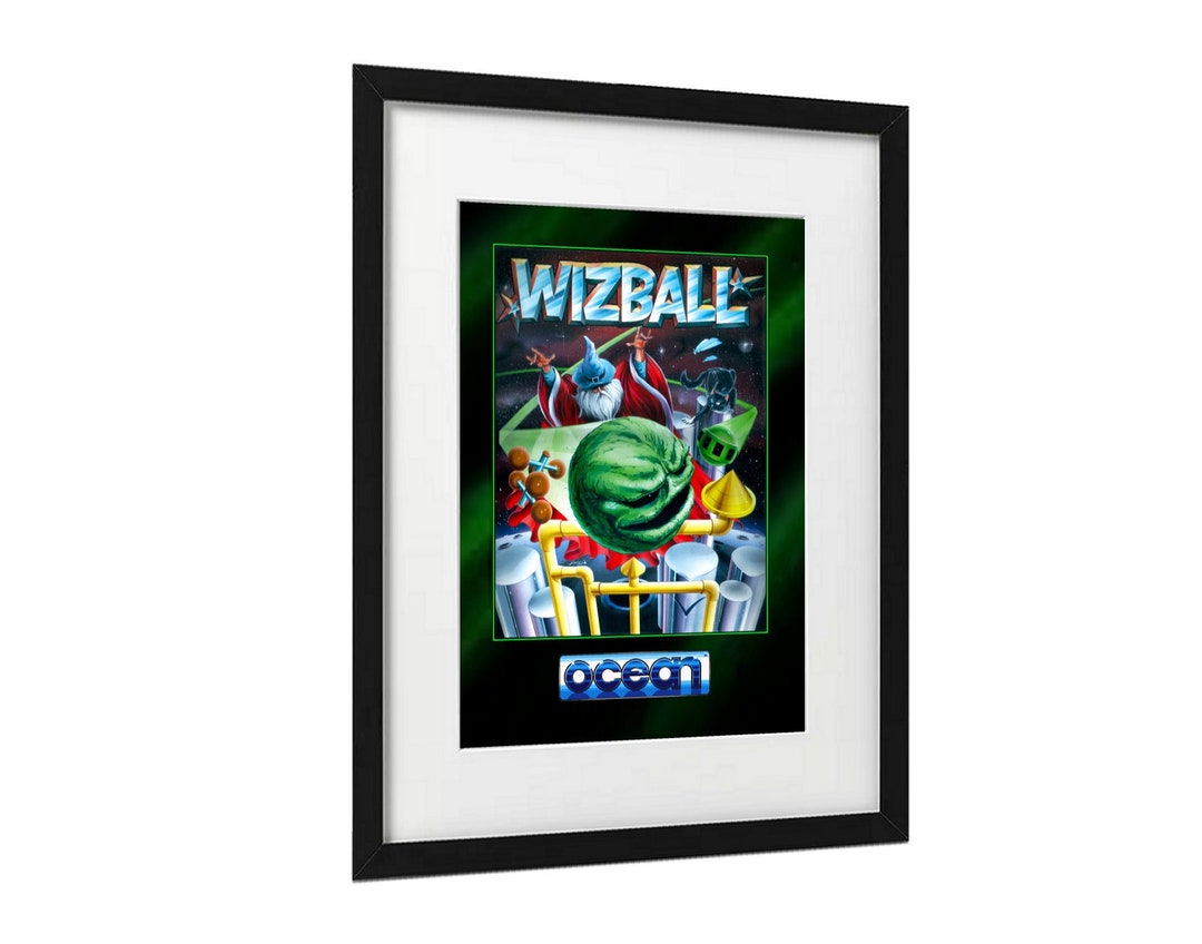 Wizball Amiga Poster, A3 Size (16.5x11.7in) Print. Retro Video Game ...