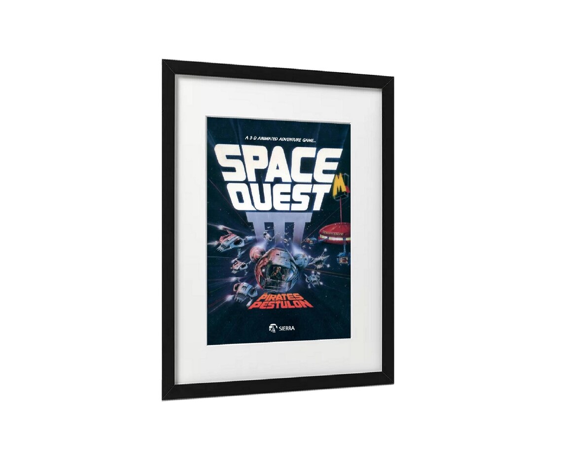 Space Quest III - Amiga Game Poster Print - A3 Size (16.5x11.7in ...