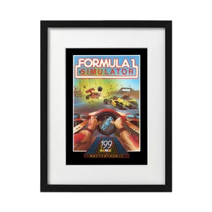 Formula 1 Simulator Retro Game Poster – A3 Print - Etsy UK