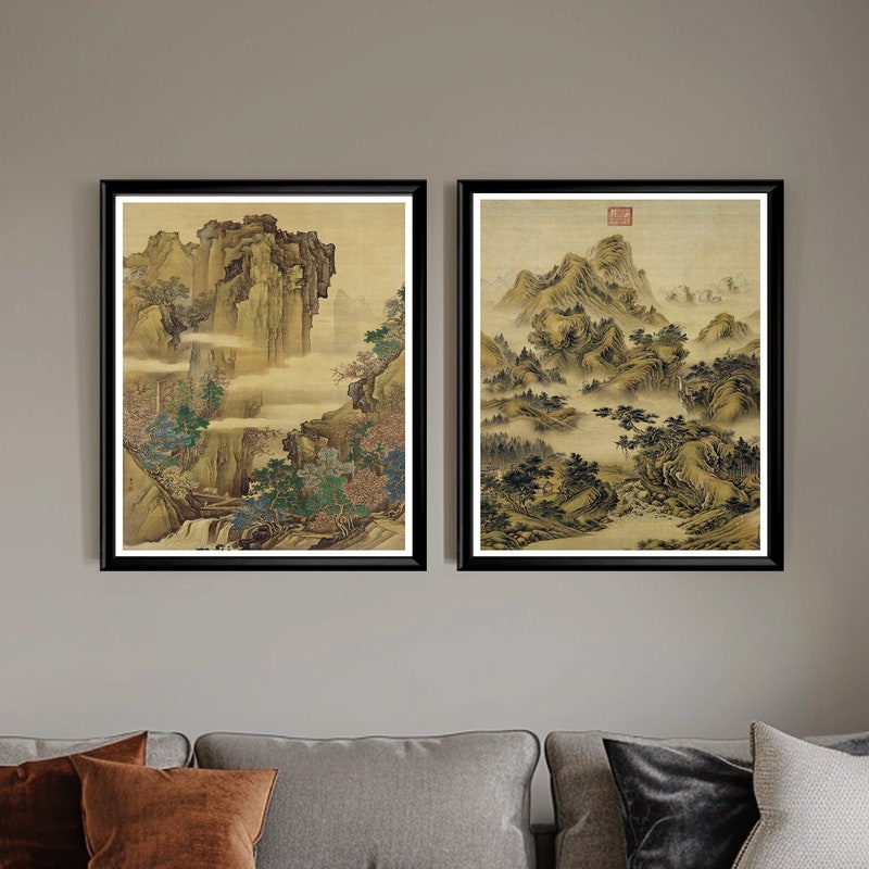 Diptych Art - Etsy
