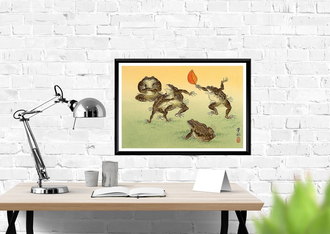 Sumo Frogs Print Frogs Battle Poster Funny Frogs Print Frogs - Etsy