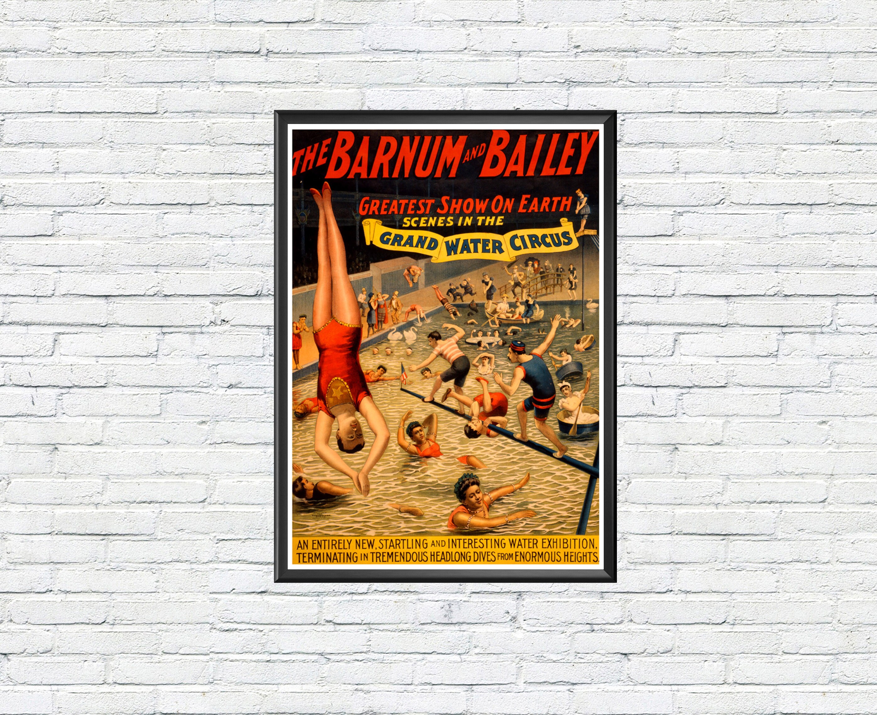 Barnum and Bailey Circus Posters Set of 6 Vintage Circus - Etsy