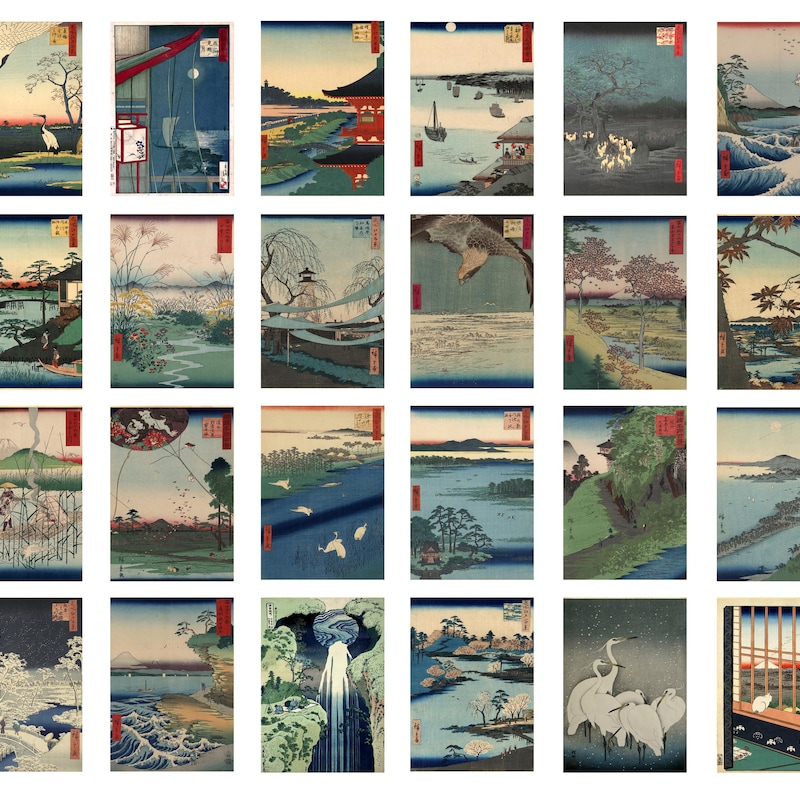 Japanese Postcards - Etsy