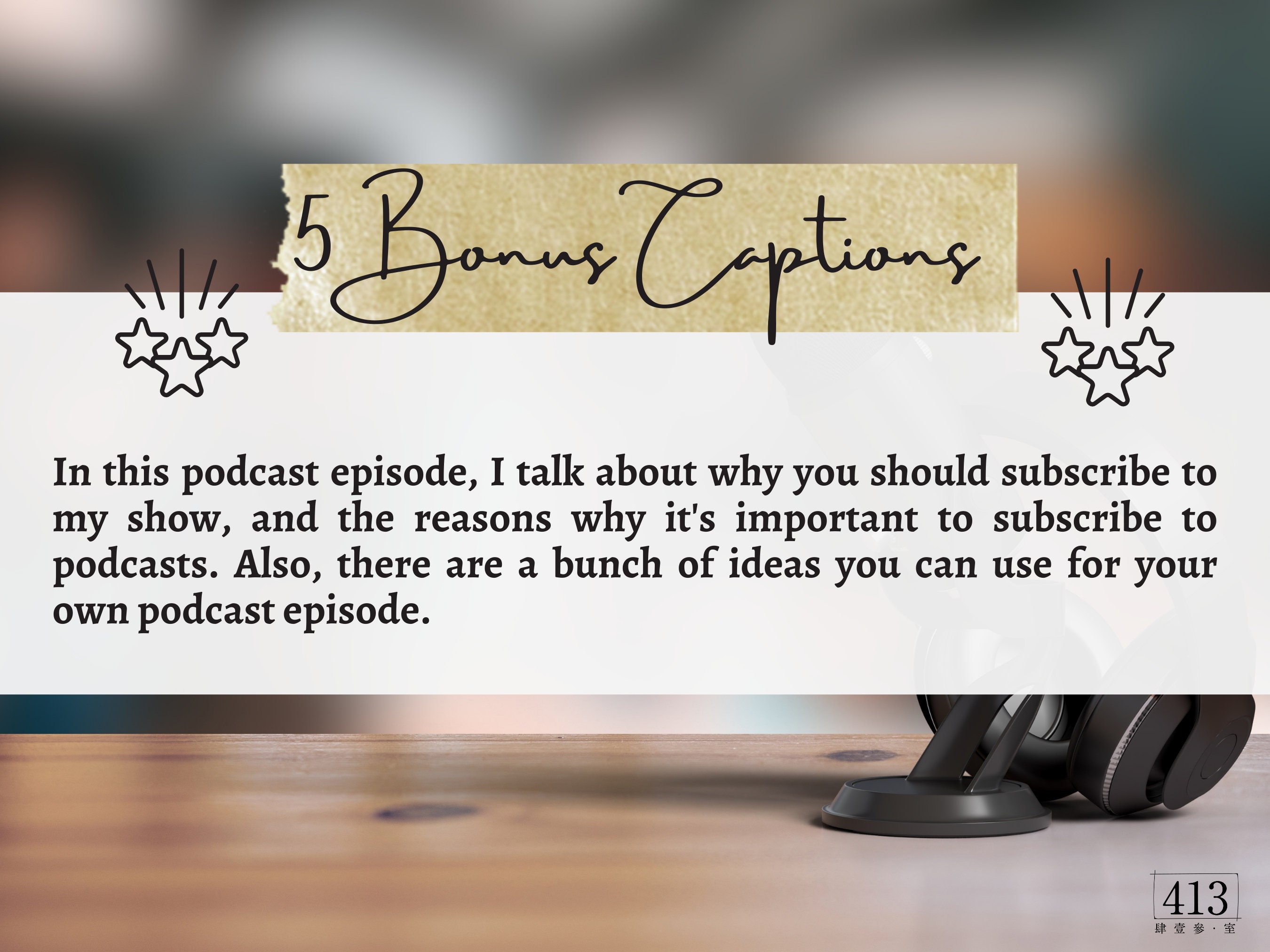 Podcast Instagram Captions, 30 Social Media Captions and Prompts for ...