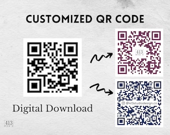 Pinterest Qr Code - Etsy
