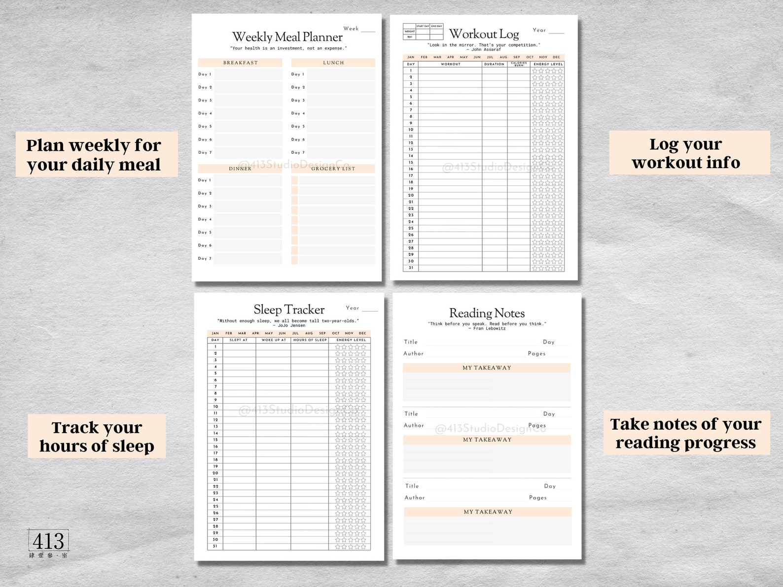Editable 75 Medium Challenge Tracker, Habit Tracker, 75 Medium Planner ...