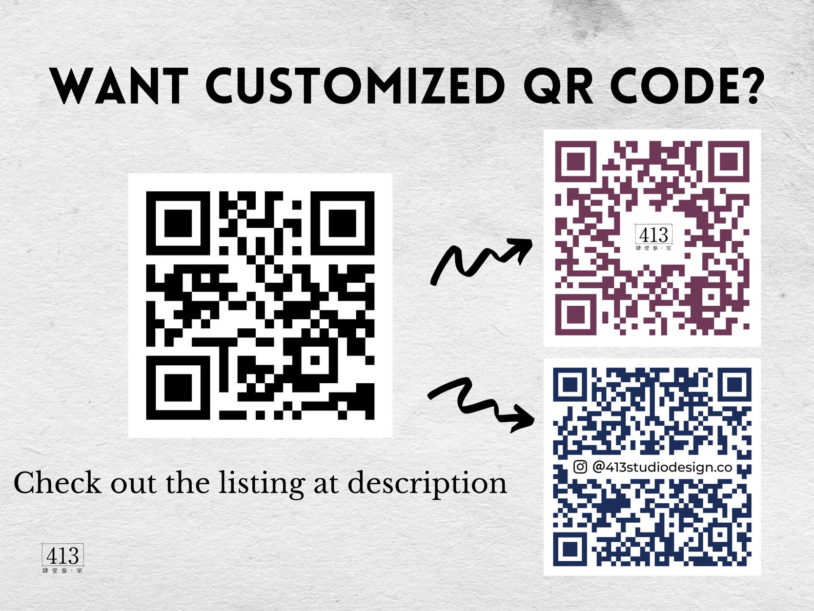 Editable QR Code Sign Template Edit With Canva, Scan to Pay Sign, Small ...