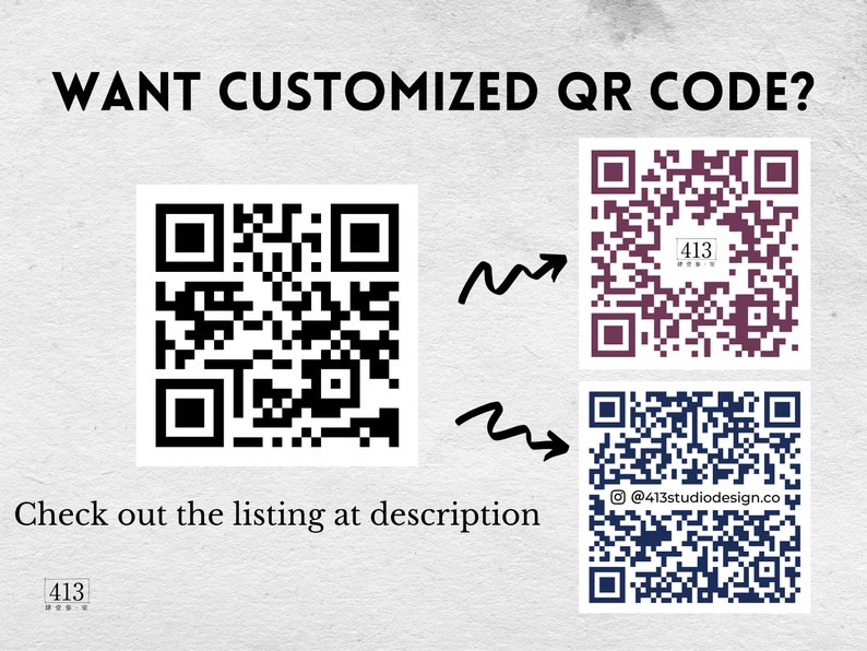 Editable QR Code Sign Template Scan to Pay Sign Canva - Etsy