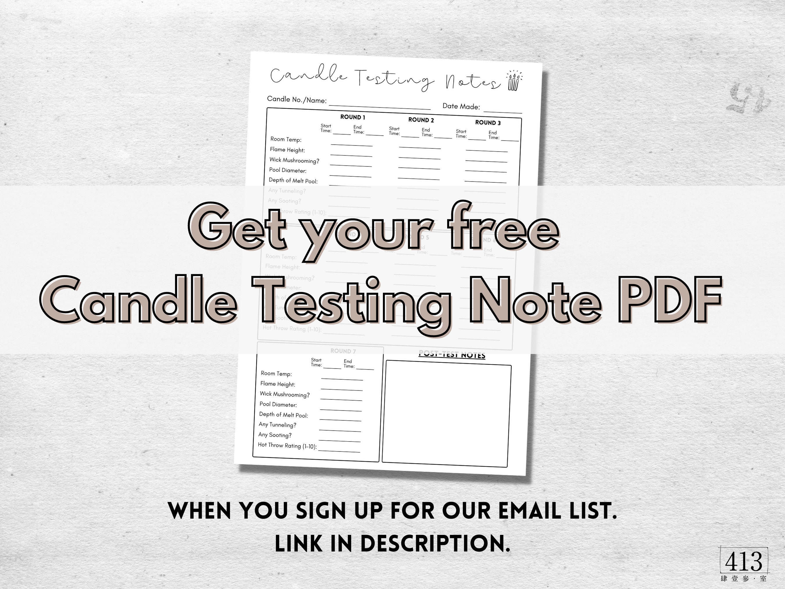 DIY Candle Label Template With Canva Free Candle Warning - Etsy