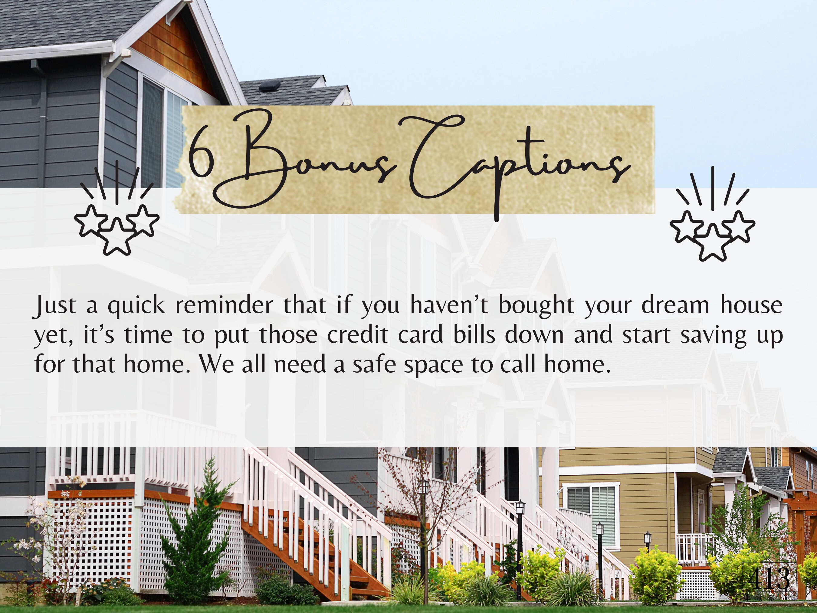 60 Real Estate Instagram Captions, Social Media Captions and Prompts ...