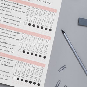 Editable 75 Soft Challenge Tracker, Habit Tracker, 75 Soft Planner ...