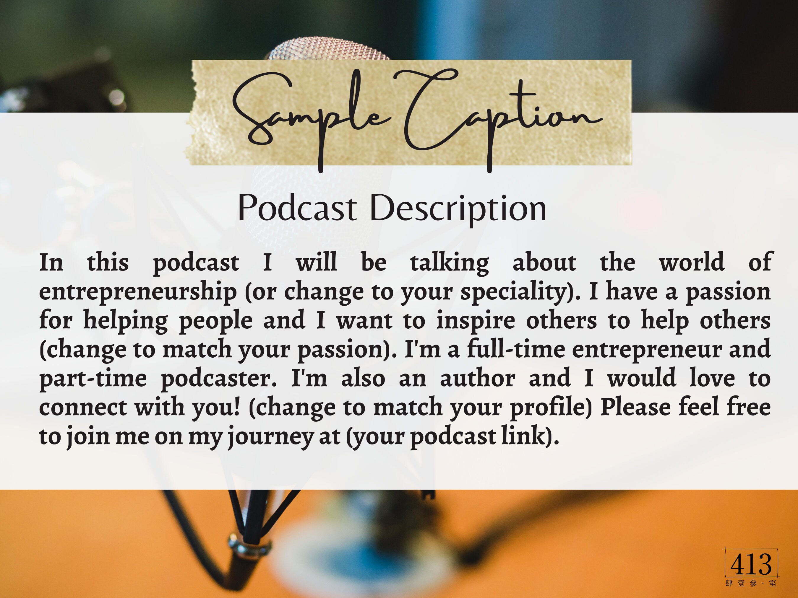 Podcast Instagram Captions, 30 Social Media Captions and Prompts for ...