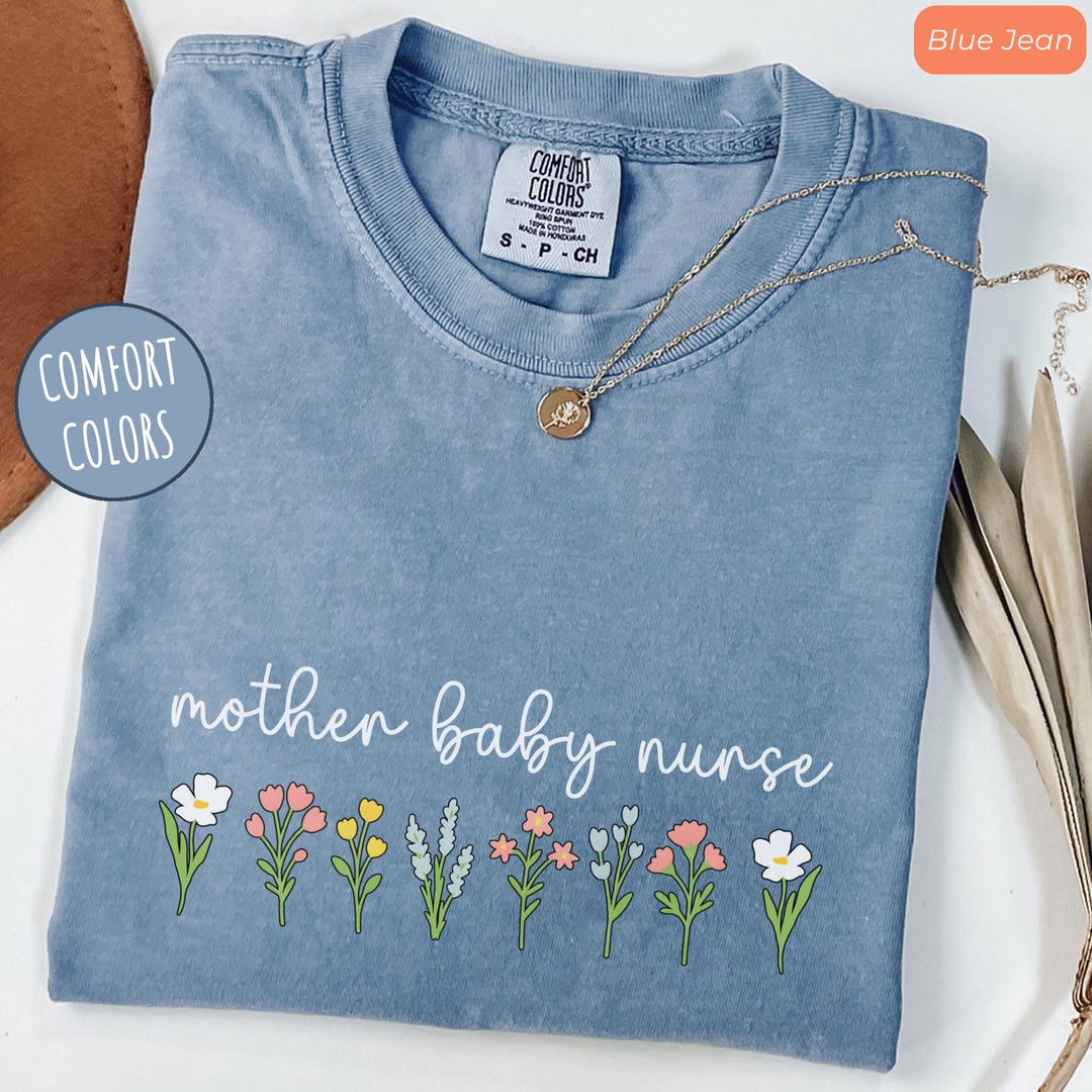 Mother Baby Nurse Shirt, Postpartum Nurse Shirt, Nurse Practitioner T ...
