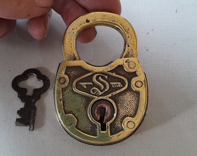 Vintage Brass Padlock Made by Slaymaker USA Early 1900s - Etsy