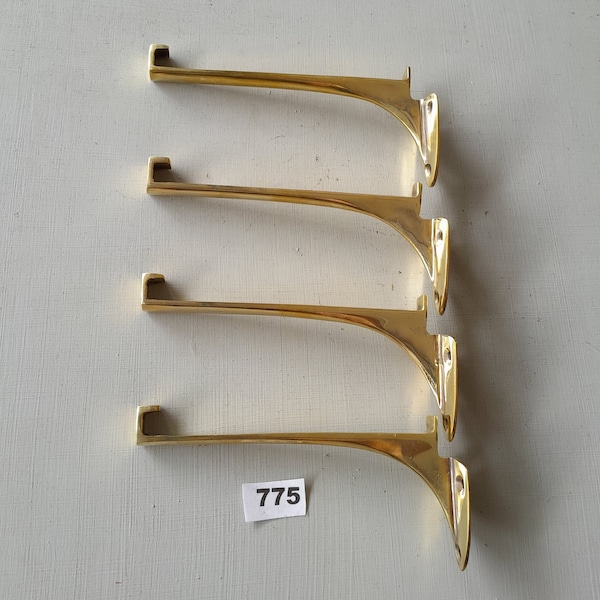 Brass Glass Shelf - Etsy