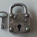 Vintage Steel German Padlock Made by Sicherungen 2 Touren in Working ...