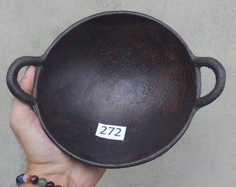 Cast Iron Wok Vintage - Etsy